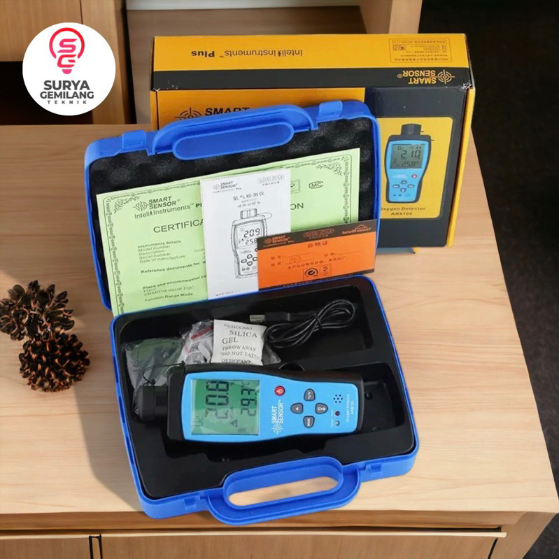 Jual Oxygen Tester Ar8100 Smart Sensor O2 Detector Analyzer Ar 8100
