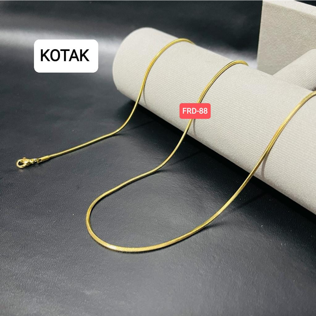 Jual KALUNG TITANIUM MODEL BULAT/PIPIH/KOTAK HITAM/SILVER/KUNING COCOK ...