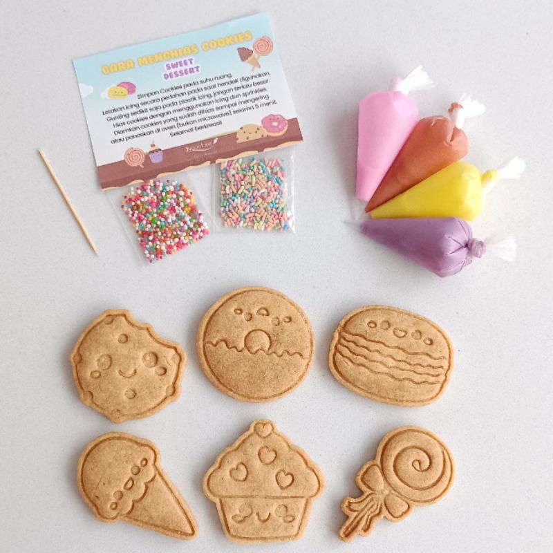 Jual Sweet Dessert DIY Cookies Kit | Decorating cookies | Kukis hias ...