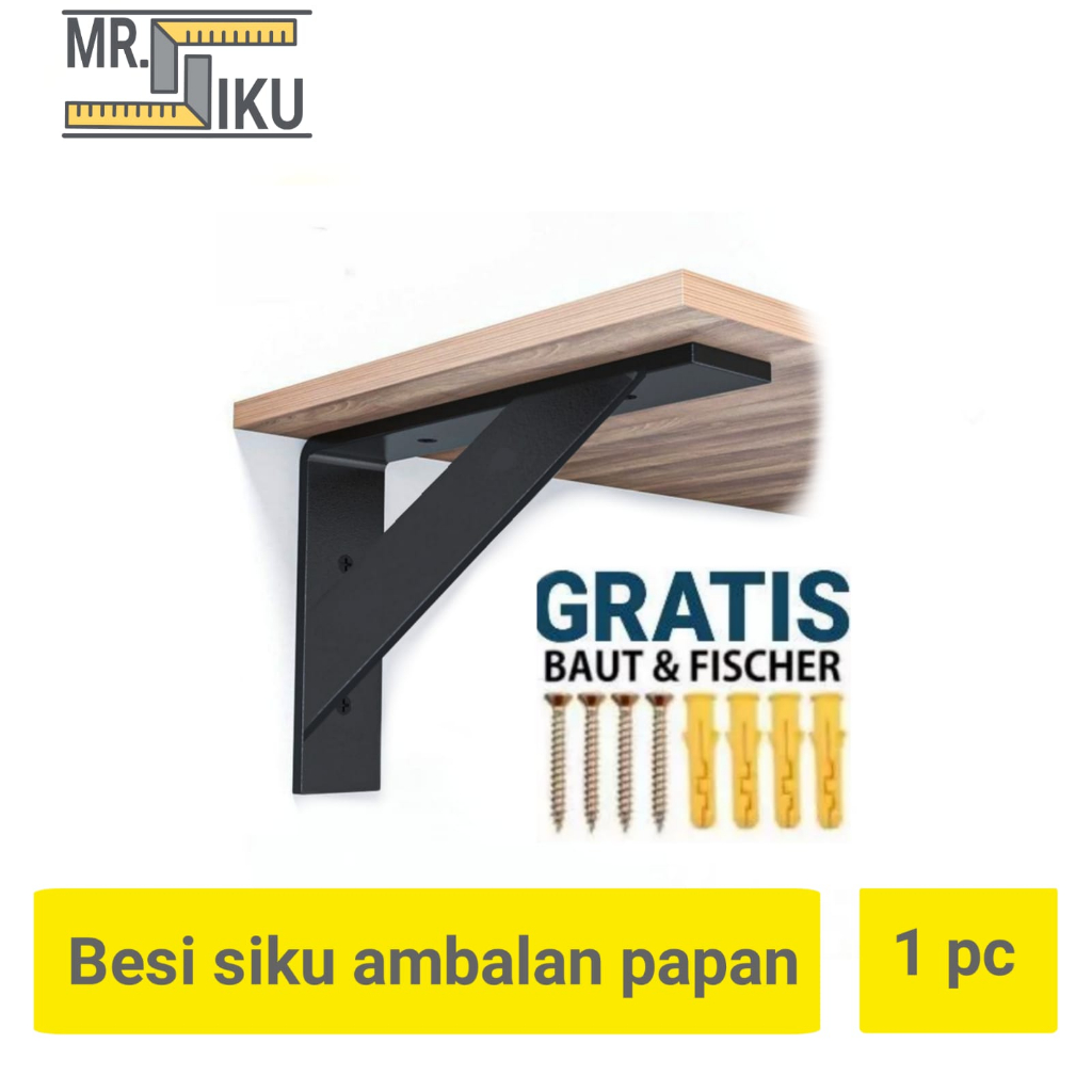 Jual BESI SIKU AMBALAN / BRACKET PAPAN / PENYANGGA PAPAN / SIKU L ...