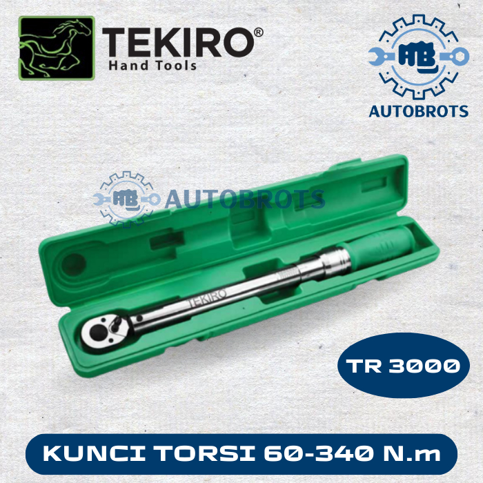 Jual TEKIRO Kunci Torsi 1/2" 60-340 Nm TR3000 Kunci Momen / Torque ...