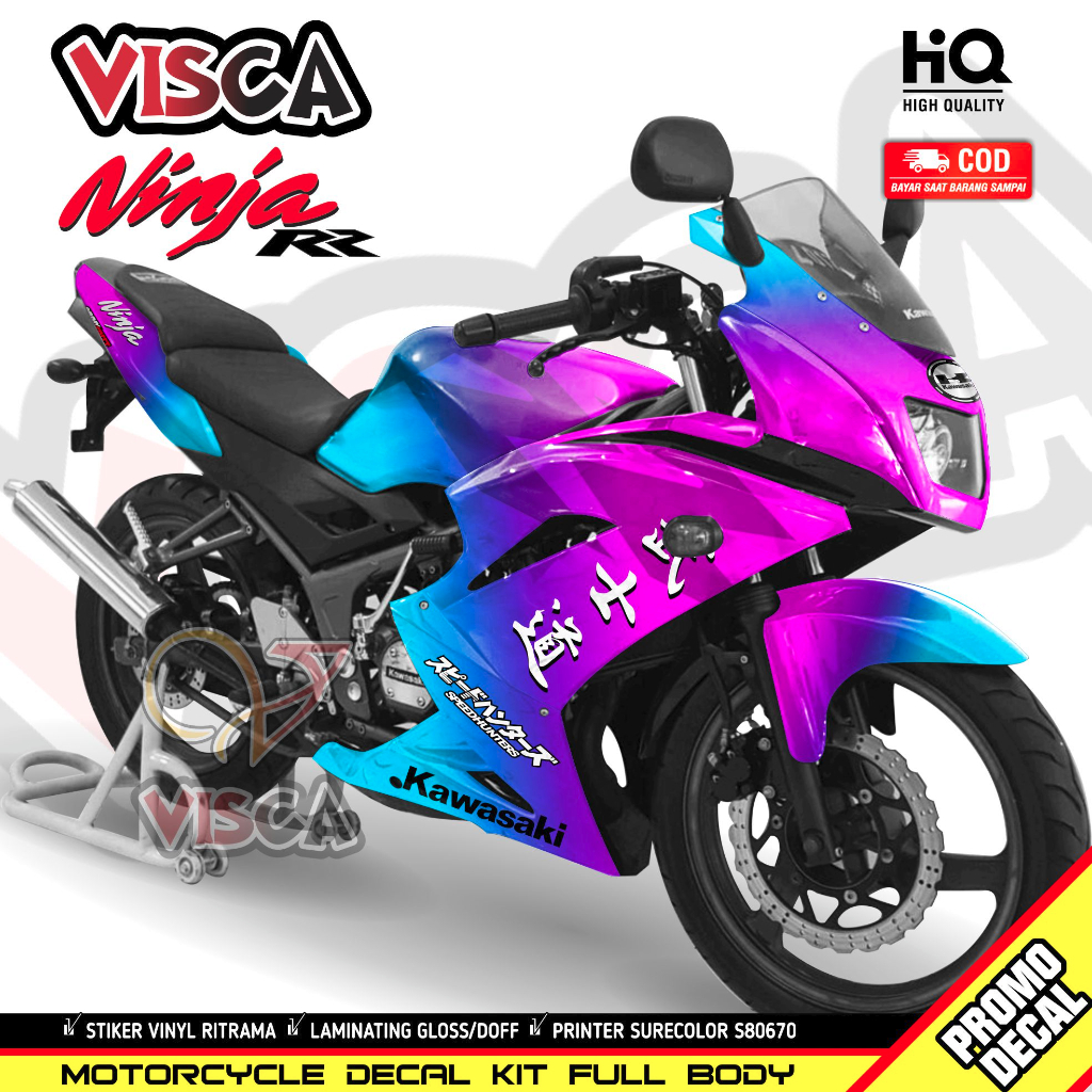 Jual img Decal Ninja RR 150 Full Body Stiker Ninja RR 150 Full Body ...