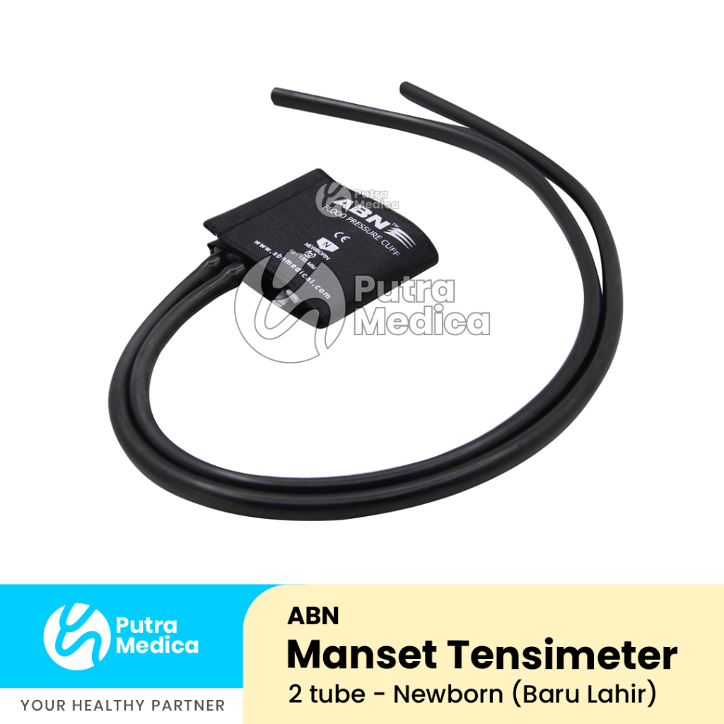 Jual ABN Manset Tensimeter 2 Selang Newborn / Nylon Cuff Tensi Jarum ...