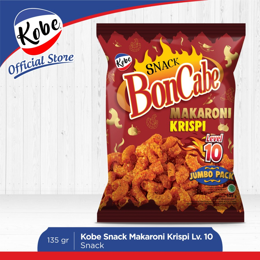 Jual Snack BonCabe Makaroni Level 10 Krispi Bon Cabe 150gr | Shopee ...