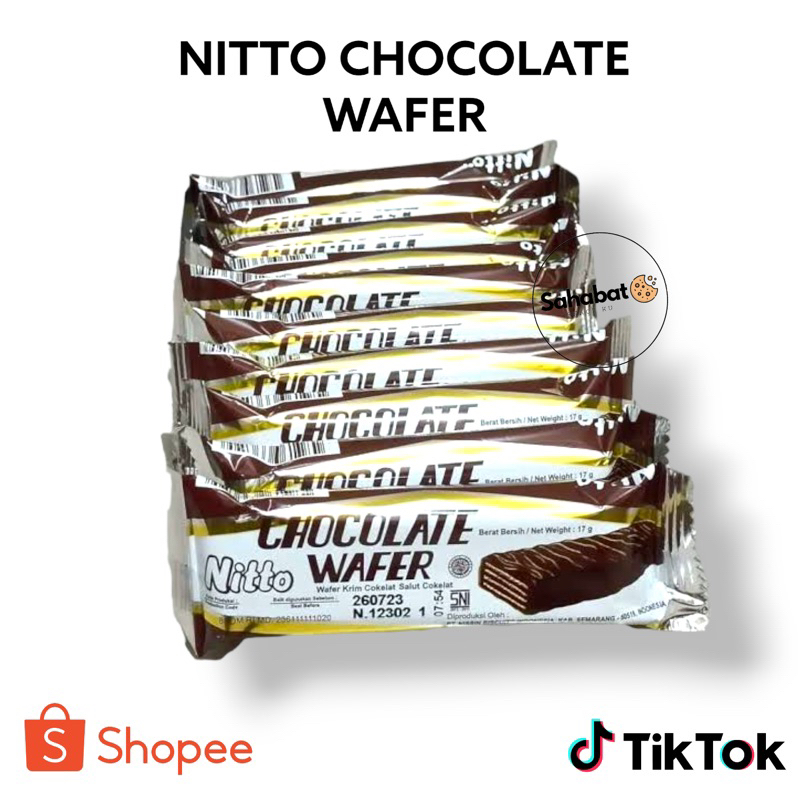 Jual NISSIN NITTO CHOCOLATE WAFER ISI 10/pak | Shopee Indonesia