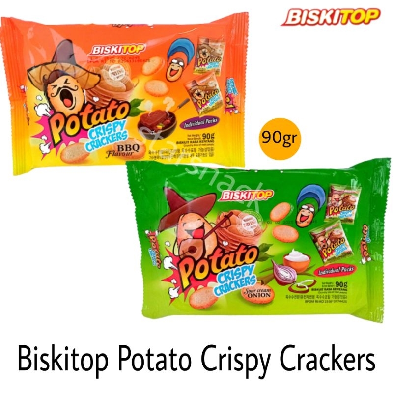 Jual Biskitop Potato crispy crackers 90gr | Shopee Indonesia