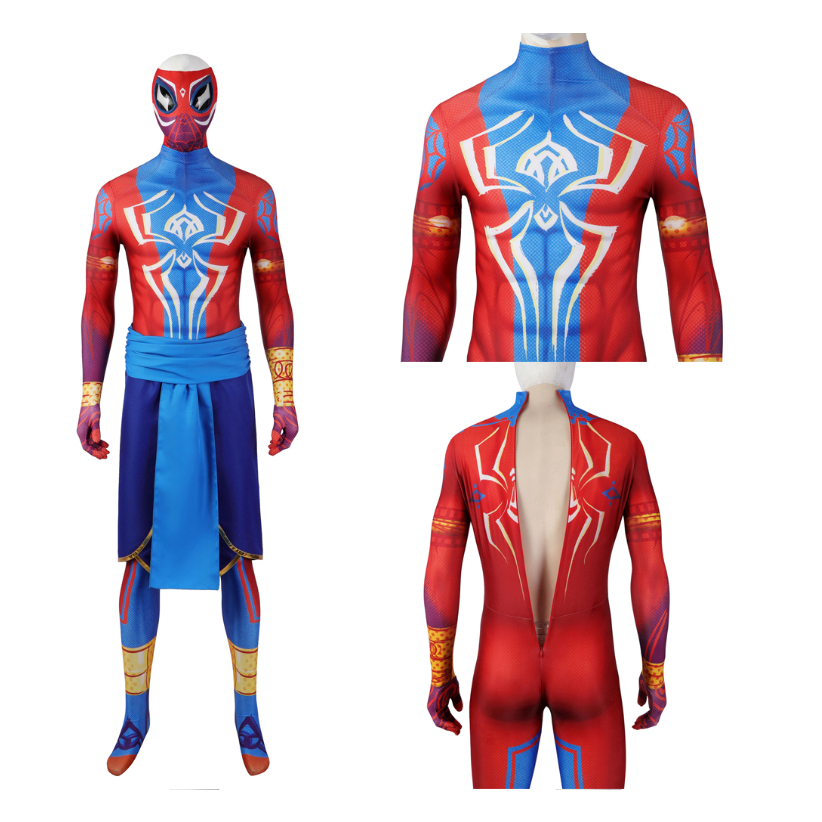 Jual India Pavitr Prabhakar Cosplay Zentai Spider Costume For Men