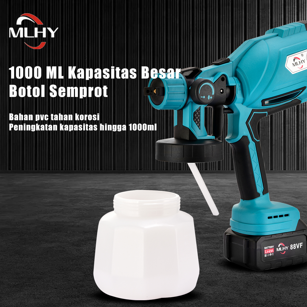Jual MLHY 1000ML Spray gun elektrik/Alat Semprotan Cat Spray/mesin ...