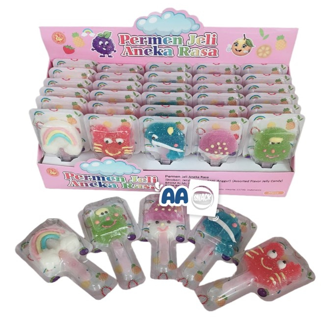 Jual WILL LOLLY JELLY BOX ISI 30 X 18 GR ( MOTIF DIKIRIM RANDOM ...