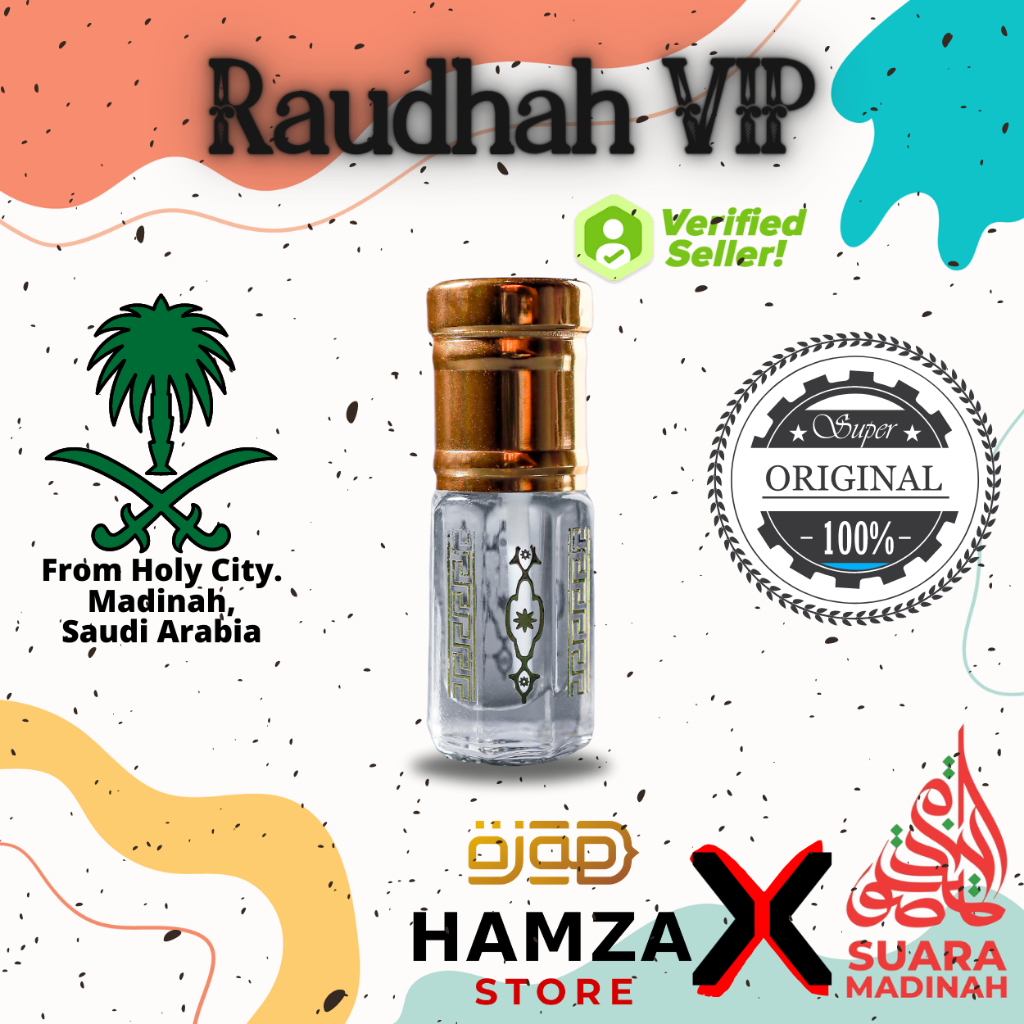 Jual RAUDHAH VIP (AROMA KARPET NABAWI ORIGINAL SAUDI ARABIA) - PARFUM ...