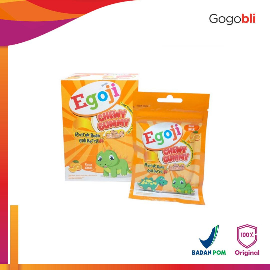 Jual Egoji Chewy Gummy Jeruk Box (5 Sachet @ 20gr) | Shopee Indonesia
