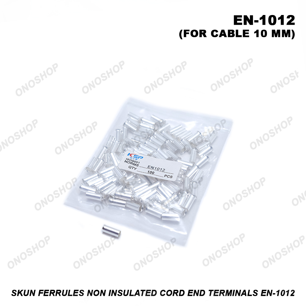Jual Skun Ferrules Non Insulated Cord End Terminals FORT EN-1012 | Shopee Indonesia