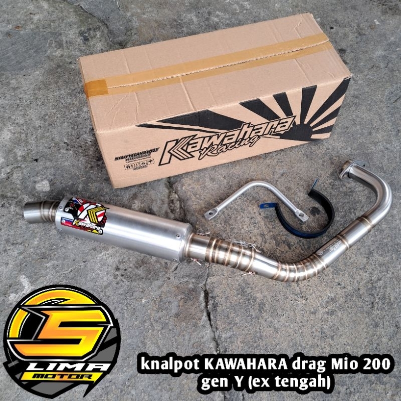 Jual Knalpot KAWAHARA Racing drag Mio 200 gen Y ex tengah gen Z ex ...