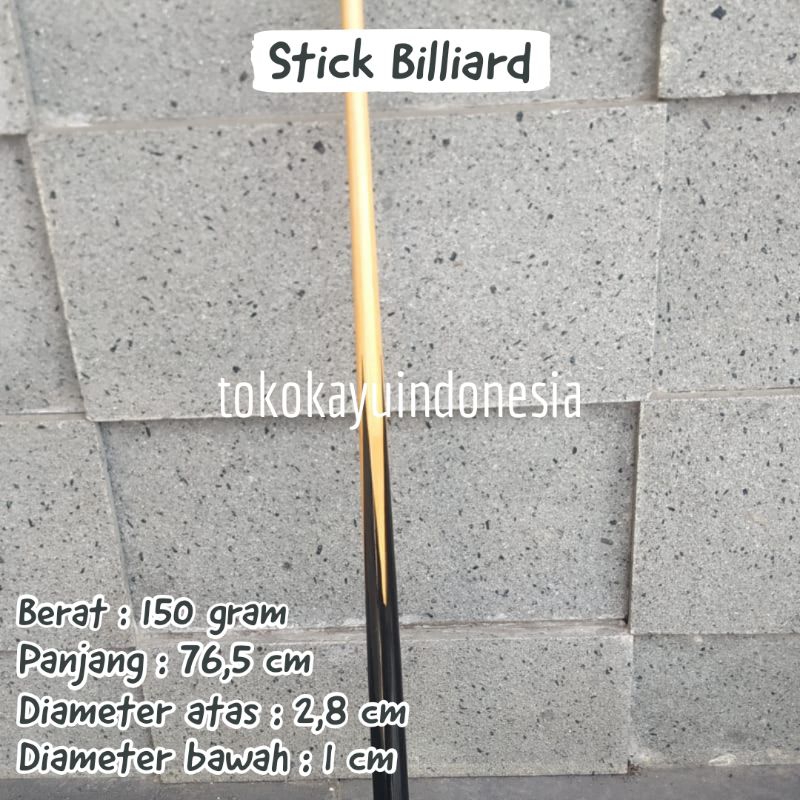 Jual Stick Kayu Billiard Untuk Latihan/Untuk Anak Termurah Toko Kayu ...
