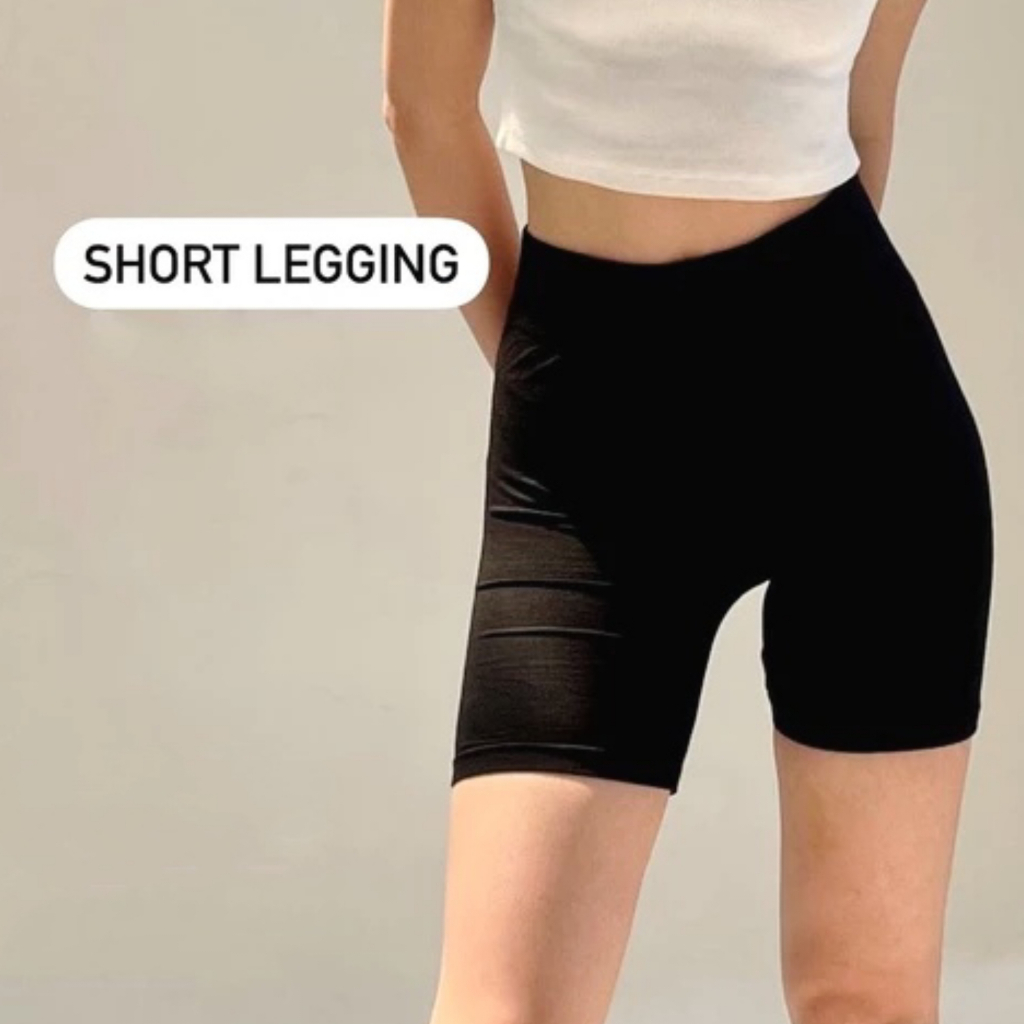 Jual LEGGING PENDEK CELANA SHORTPANTS HOTPANT WANITA LEGGING STRIT ...