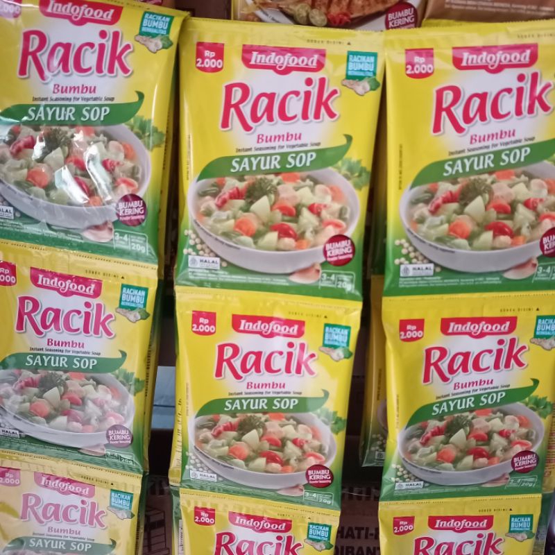 Jual Bumbu Racik Sayur Sop / Racik Bumbu Indofood (1 Renceng isi 10 ...