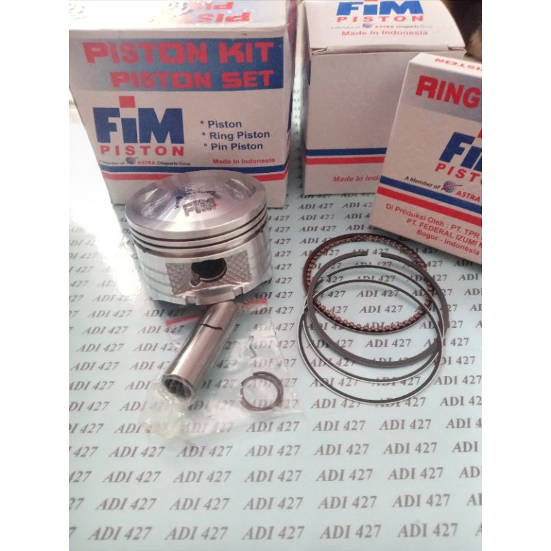 Jual PISTON KIT SEHER SET RING BORE UP 130 CC YAMAHA JUPITER Z XB VEGA R NEW/LAMA VEGA ZR ...