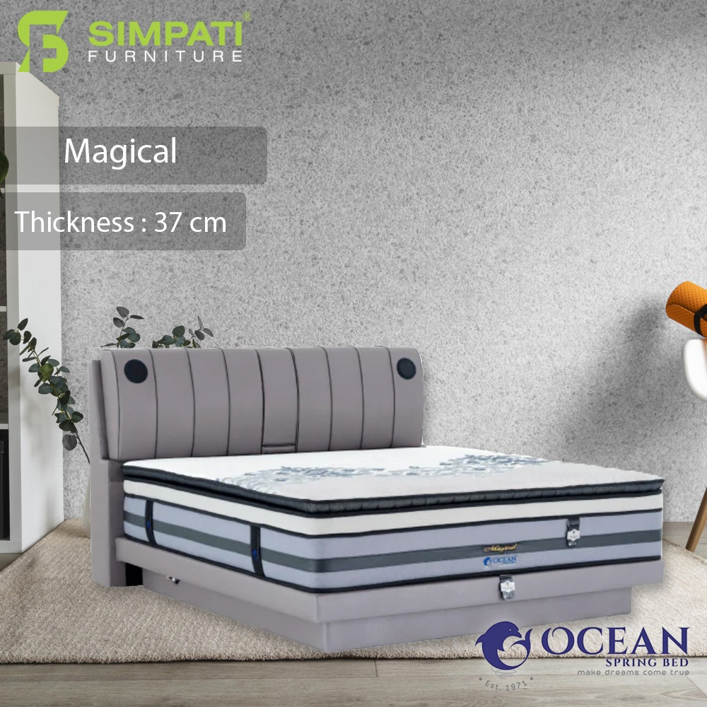 Jual Ocean Springbed Ultimate Class Magical Set Springbed | Shopee Indonesia