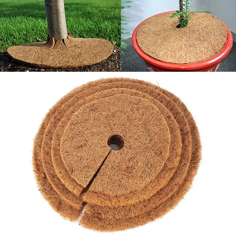 Jual Coco Sheet Bulat Cocosheet Disc Mulch Penutup Tanaman Coco Fiber ...