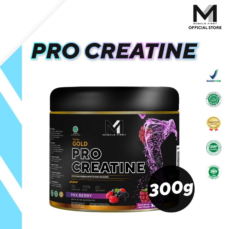 Jual M1 muscle first pro creatine 360gram creatine monohydrate | Shopee ...