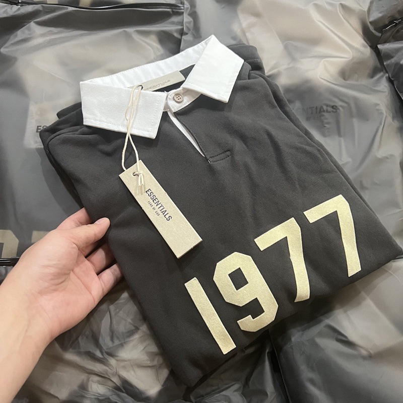 Jual Essentials 1977 Collar Long Sleeve Sweater Unisex FOG Fear of God ...