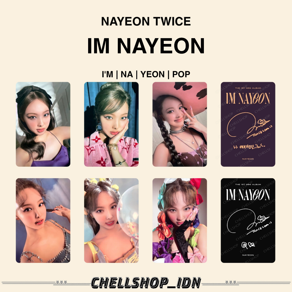 Jual PHOTOCARD NAEYON IM NAYEON | Shopee Indonesia