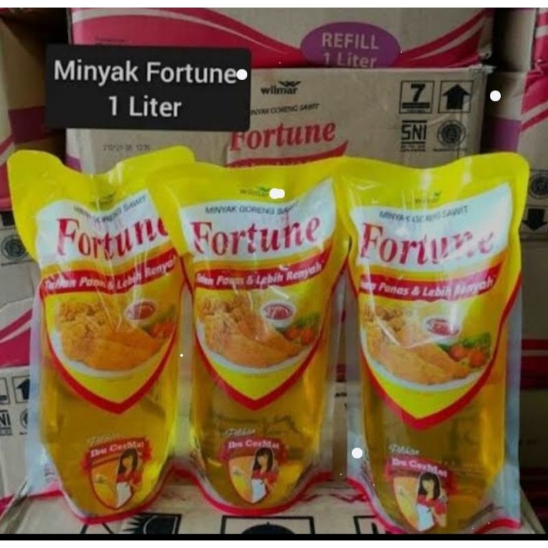 Jual FORTUNE 1L KEMASAN POUCH (10 RIBU) | Shopee Indonesia