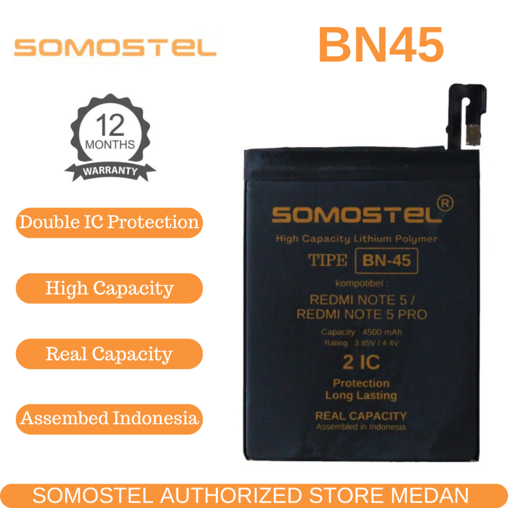 Jual BN45 BN 45 Redmi Note 5 / Redmi Note 5 Pro Baterai Original ...