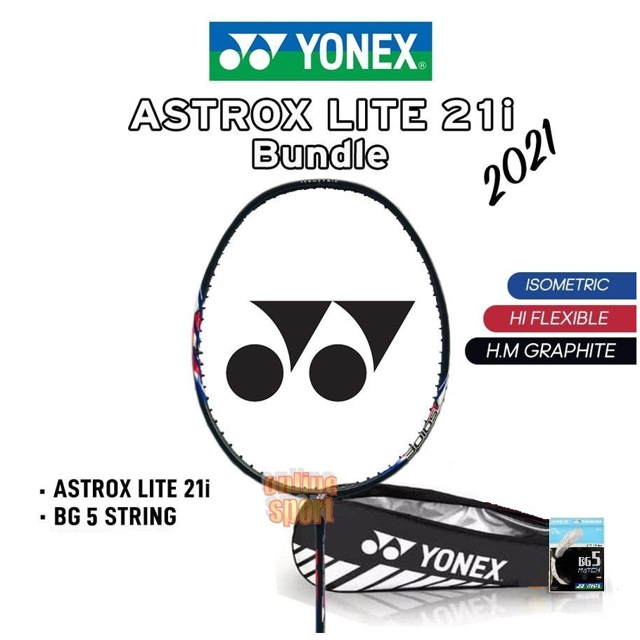 Jual Raket Badminton YONEX Astrox Lite 21i / 27i (Free : Tas+Senar) | Shopee Indonesia