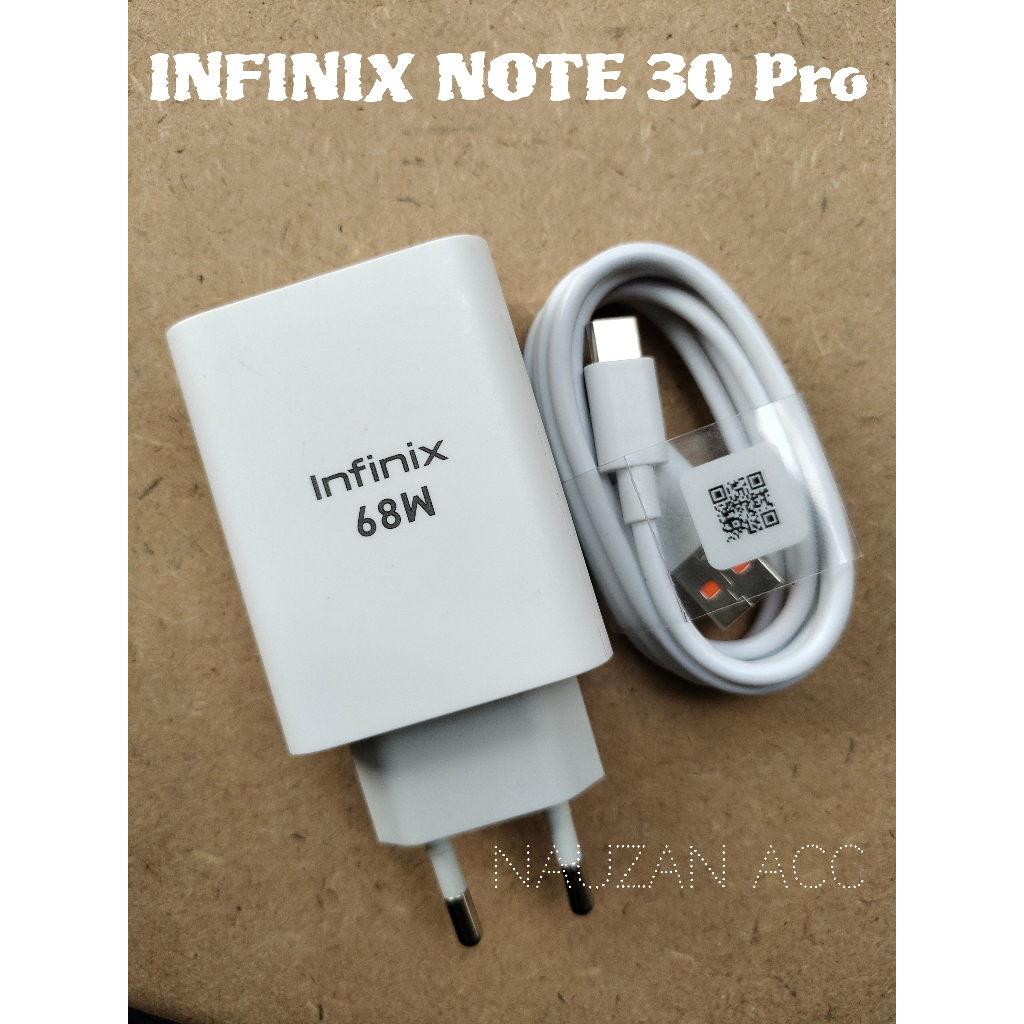 Jual Charger INFINIX NOTE 30 PRO / ZERO 30 5G Fastcharging 68W. Di ...