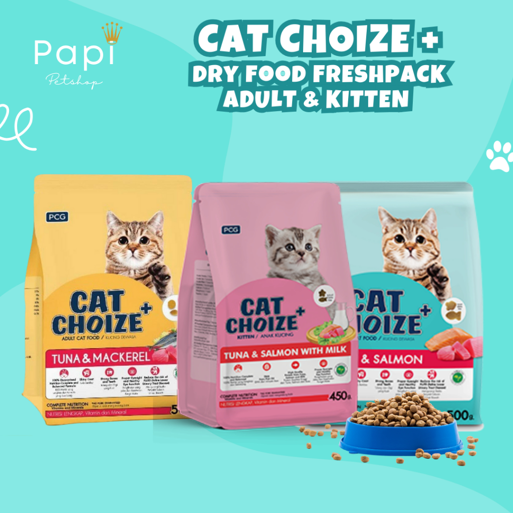 Jual Cat Choize Plus Adult Tuna dan Cat Choize Kitten Tuna & Salmon ...