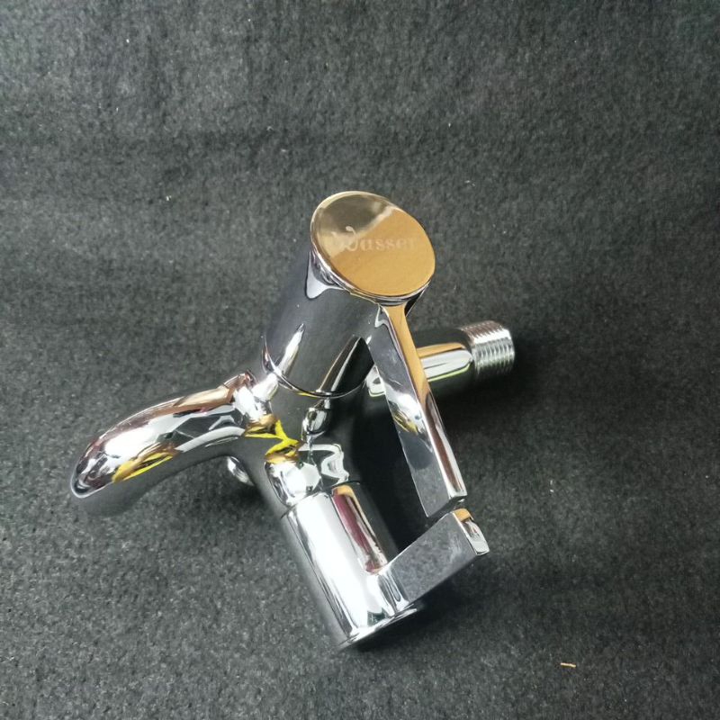 Jual kran dobel kran cabang keran shower kuningan crom wasser TL2-020 minimalis 1/2 inch ...