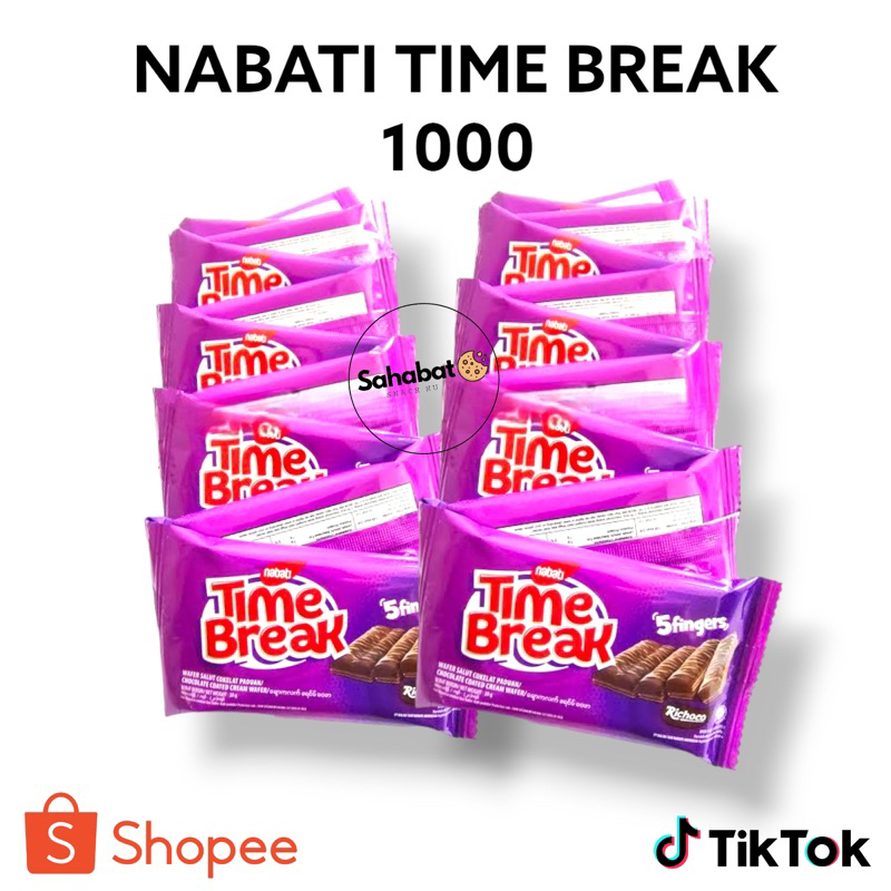 Jual TIME BREAK 1000 HARGA MURAH ISI 20/pak | Shopee Indonesia