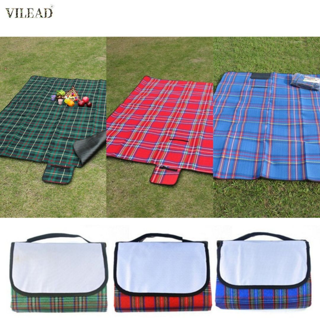 Jual Tikar Piknik Tikar Lipat Anti Air Bahan Kain Oxford serat Akrilik ...