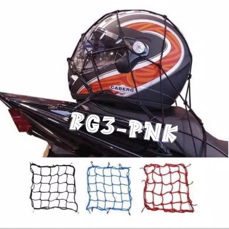 Jual Jaring Helm Motor Moto Tali Jala Jok Pengikat Ikat Helem Sepeda ...