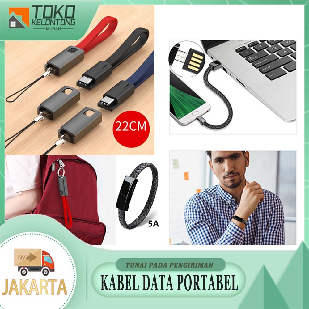 Jual Kabel Data Gantungan Kunci Portabel Paduan Seng Inovatif Kabel ...