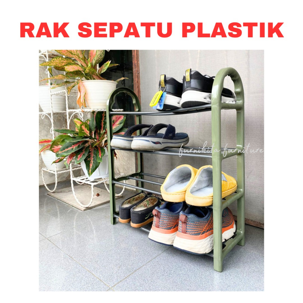 Jual RAK SEPATU PLASTIK SERBAGUNA 12 PASANG | Shopee Indonesia