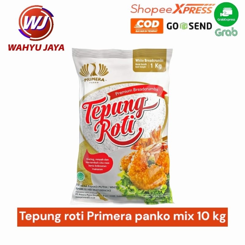 Jual Tepung roti Primera panko mix zak 10kg | Shopee Indonesia