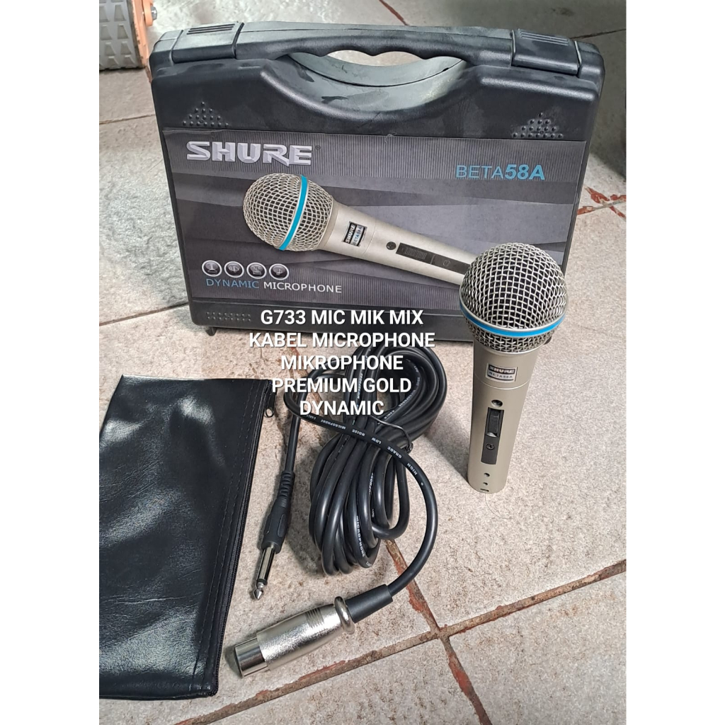 Jual G733 MIK MIX KABEL KARAOKE DYNAMIC MIKROPON MICROPHONE MIKROPHONE MEETING METING CABLE ...