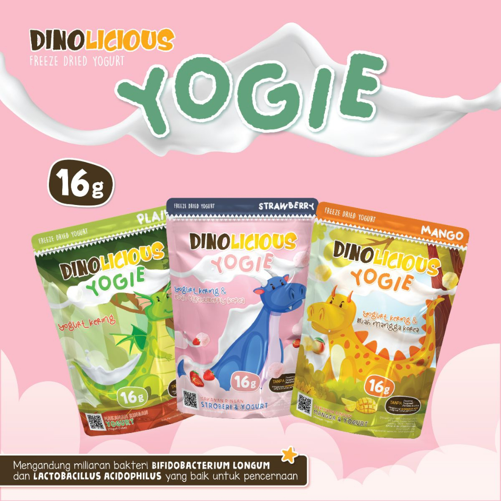Jual DINOLICIOUS YOGIE FREEZE DRIED YOGURT | Shopee Indonesia