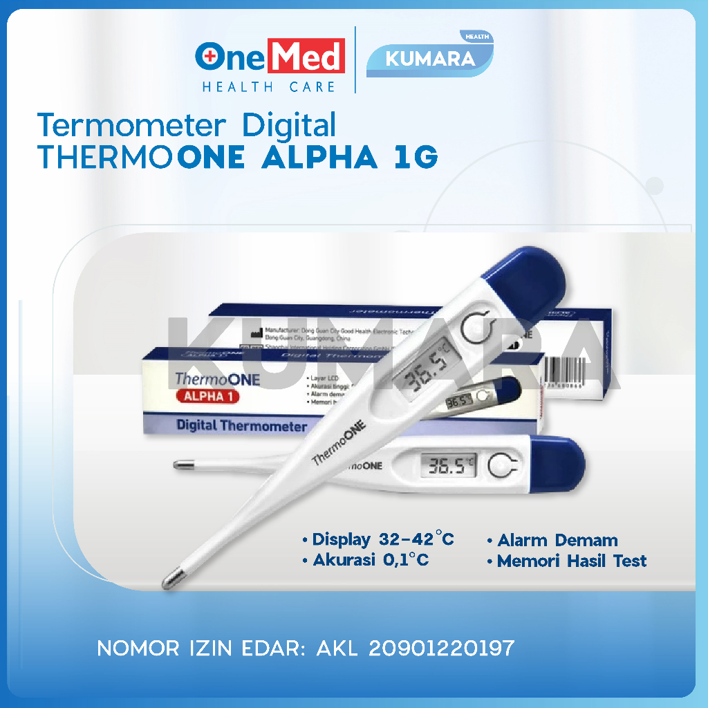 Jual ONEMED - Termometer Digital ThermoOne Alpha 1G / Thermometer ...
