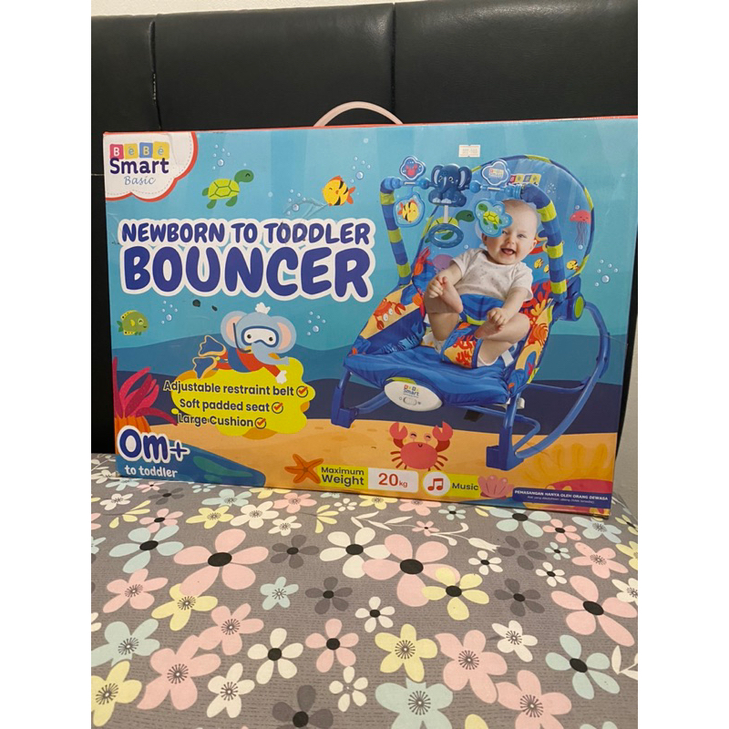 Jual bouncher to toddler newborn bebe smart basic | Shopee Indonesia