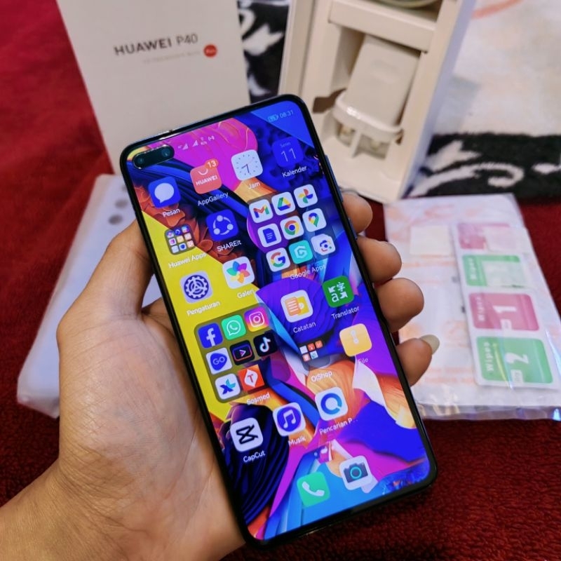 Jual HUAWEI P40 5G ram 8/128GB Fullset mulus no minus | Shopee Indonesia