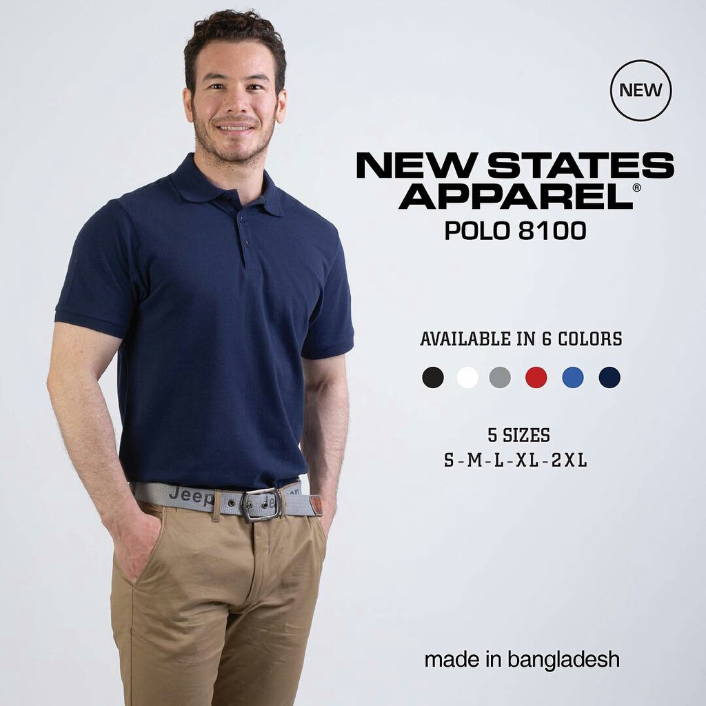 Jual POLO SHIRT NEW STATES APPAREL - NSA PREMIUM COTTON POLO SHIRT PART ...