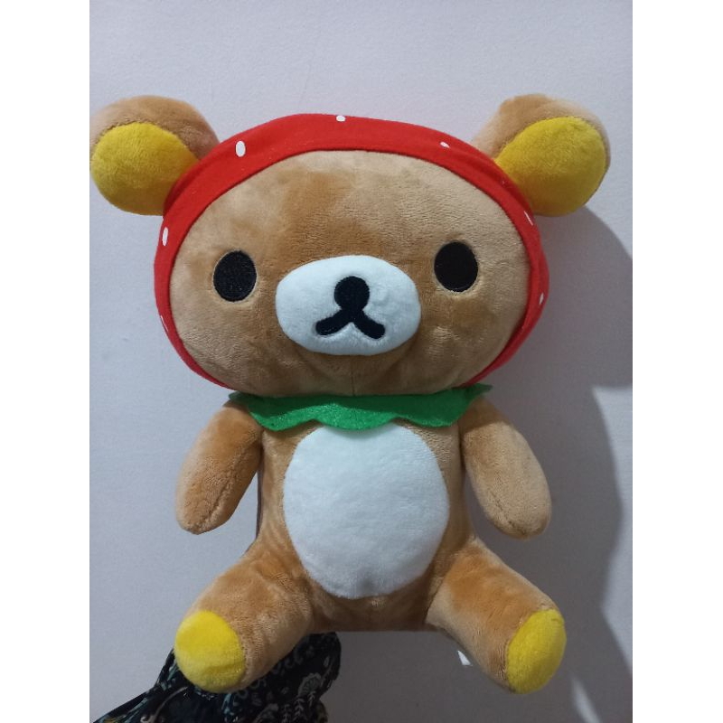 Jual Rilakuma Original topi strawberry | Shopee Indonesia