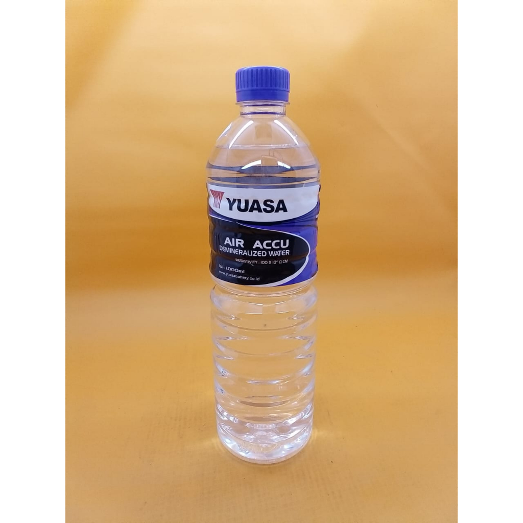 Jual AIR ACCU/AKI YUASA 1LITER ( DEMINERALIZED WATER ) | Shopee Indonesia