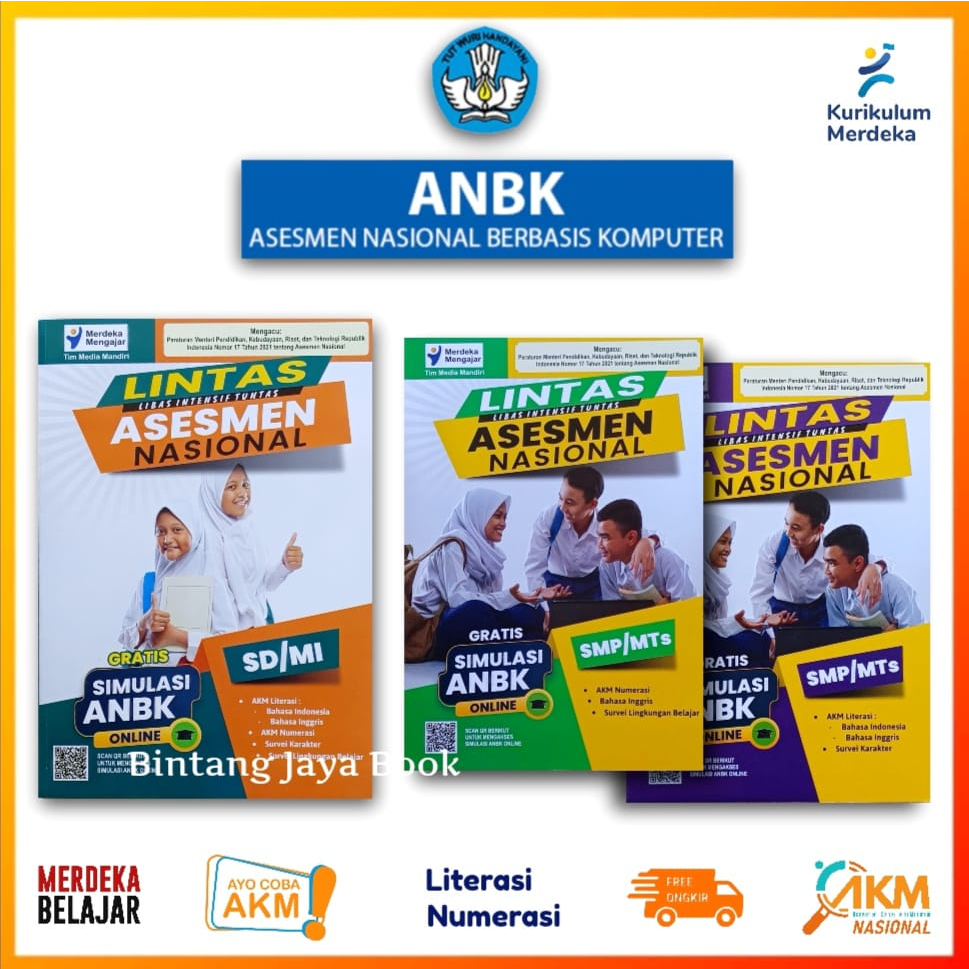 Jual Buku Asesmen Nasioal Untuk SD Dan SMP Tahun 2025 Gratis Aplikasi ...