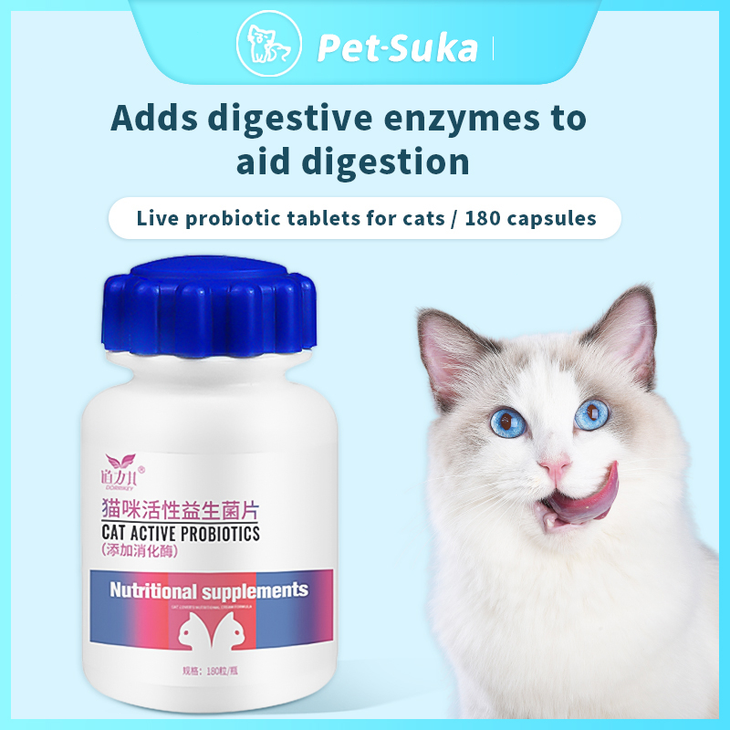 Jual Pet-Suka probiotik kucing /Vitamin Kucing/suplemen kucing Mengatur ...
