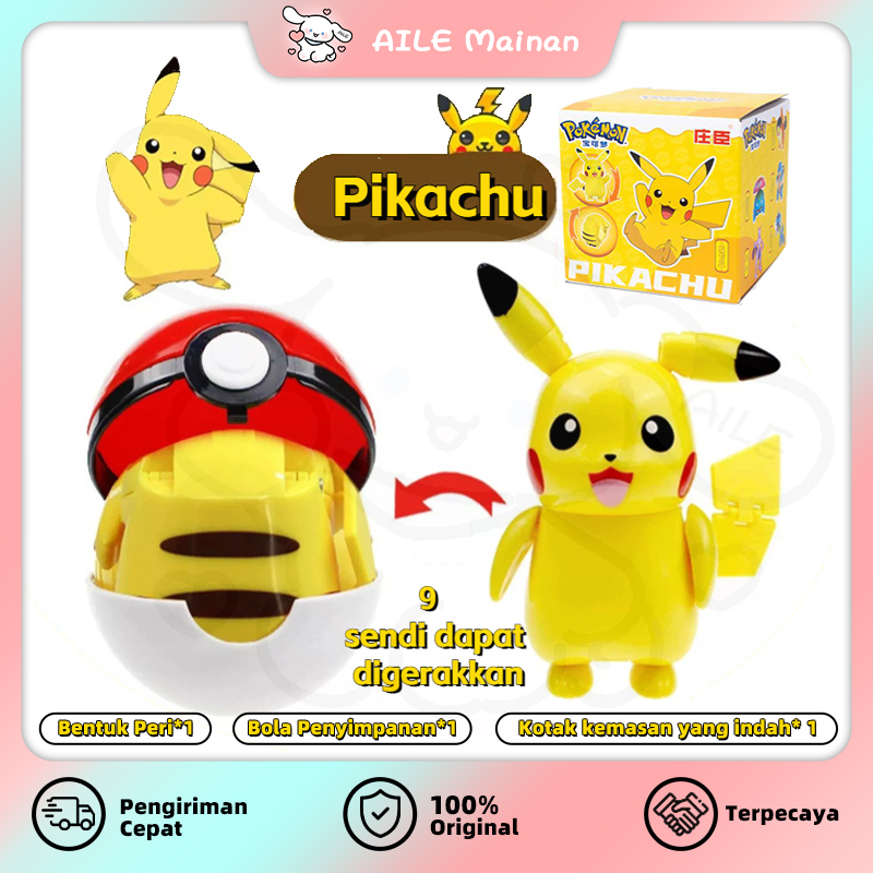 Jual Mainan pokemon pokeball /Pokemon balls / Pokemon Figure hadiah ...