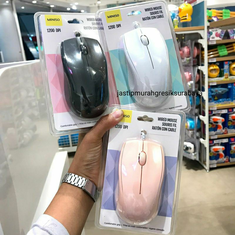 Jual ERGONOMIC WIRED MOUSE MINISO | Shopee Indonesia